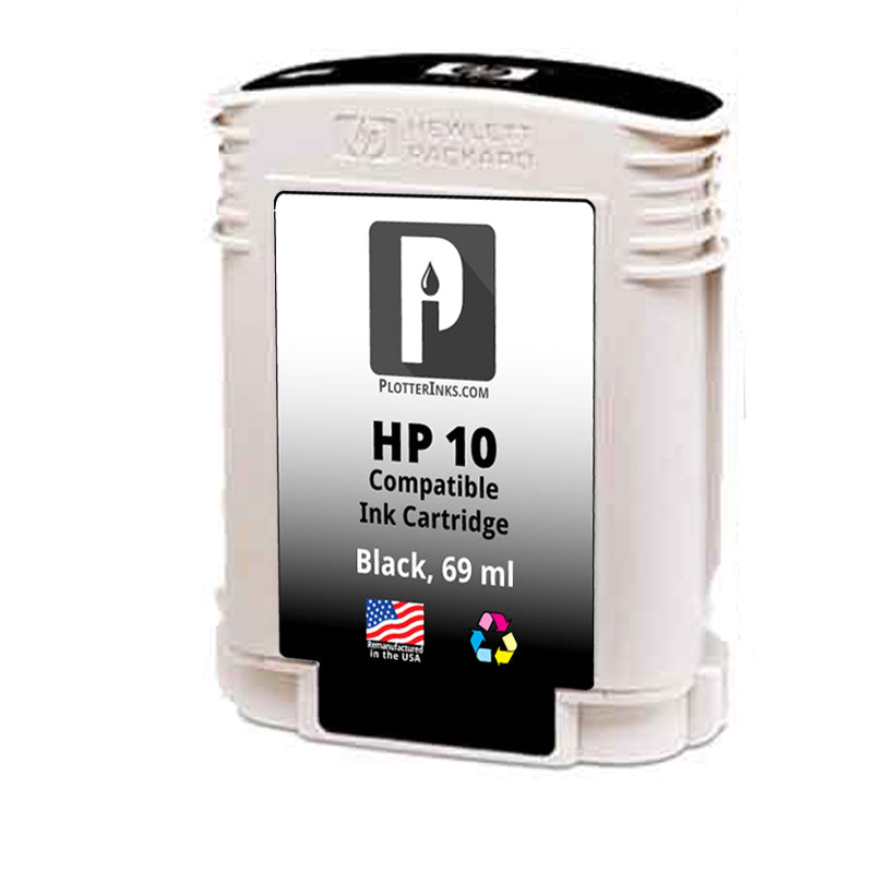 HP 10 Compatible Black Ink | DesignJet 500/800 Series – Plotter Mechanix