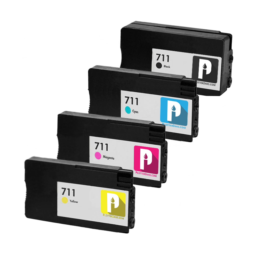 HP 711 Compatible Ink | DesignJet T1000's & Z2100/3100 Series – Plotter ...