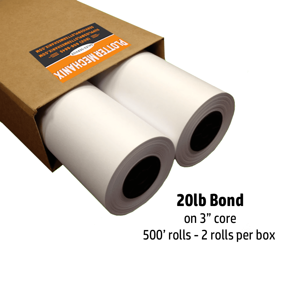 Plotter Paper 8 Rolls Of Canon IPF – 36x150 Feet, 20lb Bond – High ...